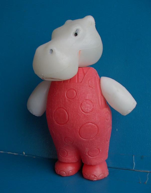 БЕГЕМОТ в ШТАНИШКАХ бегемотик полиэтилен СССР — покупайте на Auction.ru ...