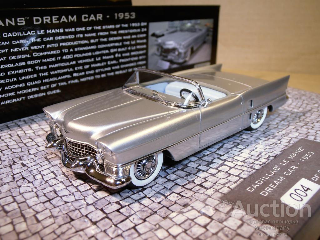 Cadillac Le Mans Dream Car 1953 Silver MINICHAMPS PMA 1:43 металл ...
