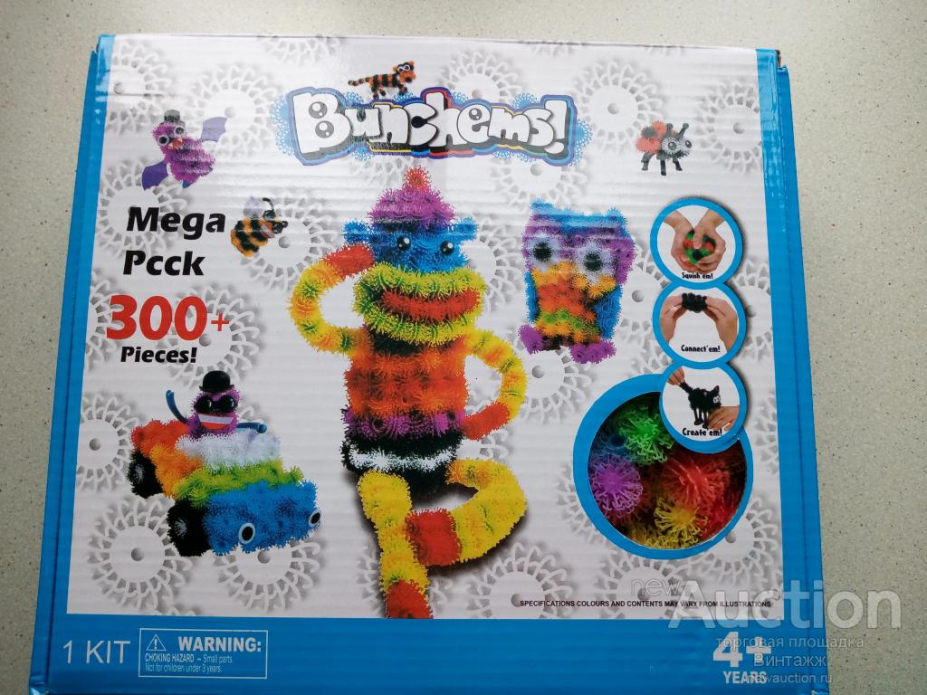 Конструктор липучка Bunchems — покупайте на Auction.ru по выгодной цене ...