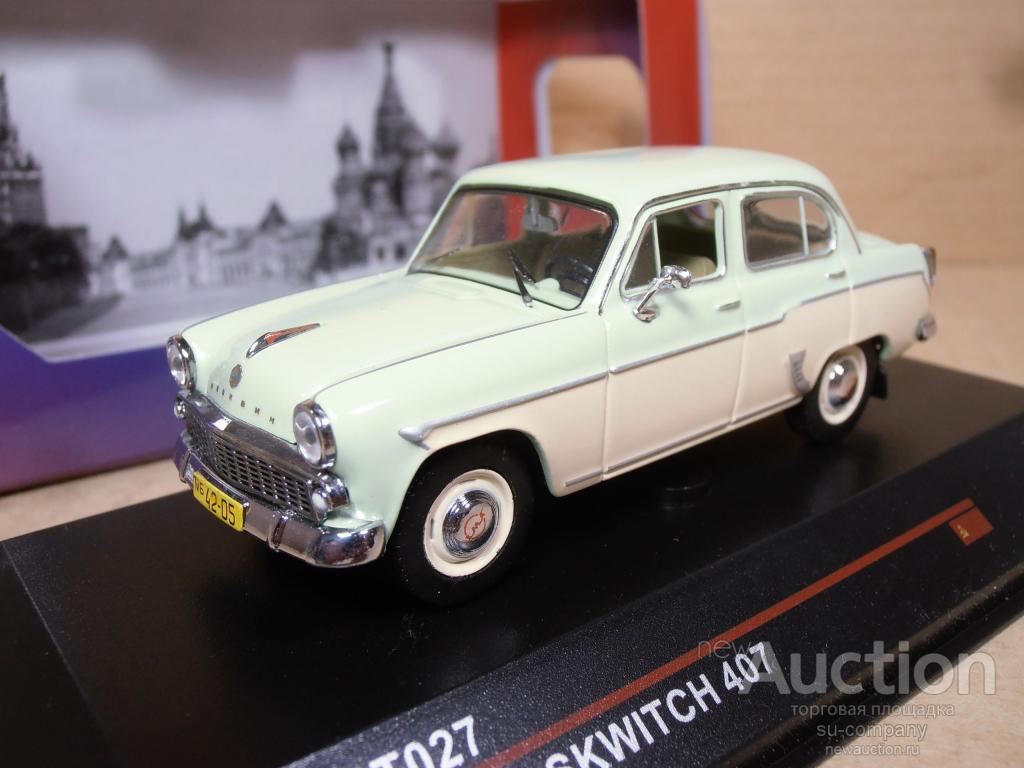 Москвич 407 1958 Двухцветный IST IXO СССР Moskvich USSR 1:43 металл ...