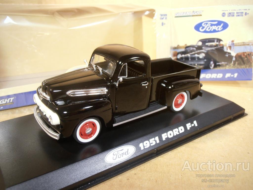 FORD F-1 Pick-Up (пикап) 1951 Raven Black 1:43 металл Форд GreenLight ...