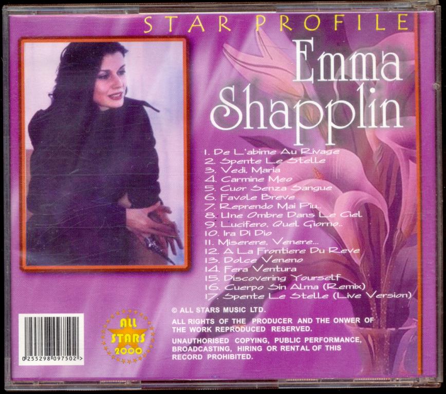 EMMA SHAPPLIN Star Profile ALL STARS 2000 — покупайте на Auction.ru по ...