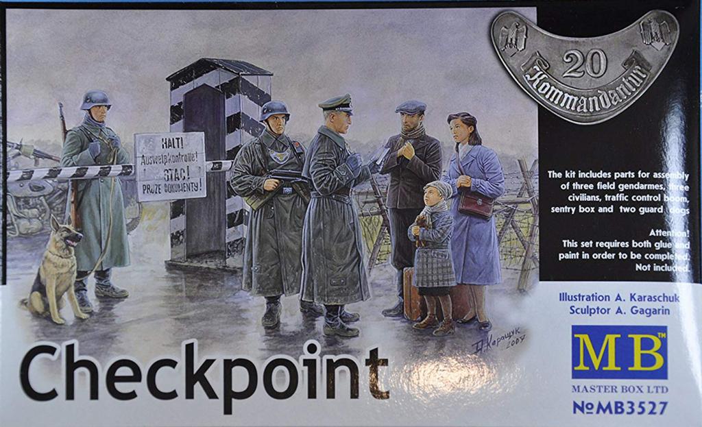 MASTER BOX №MB35027. Немецкий блокпост WWII