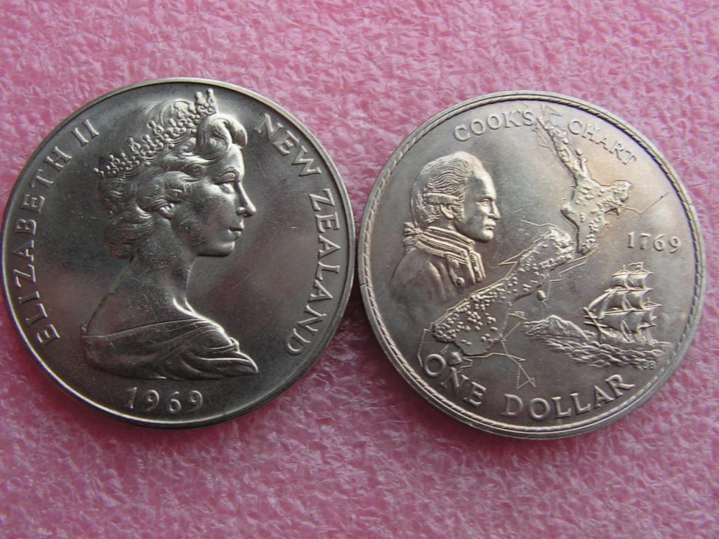 Новая Зеландия 1 доллар 1969 Кук unc — покупайте на Auction.ru по выгодной цене. Лот из ...