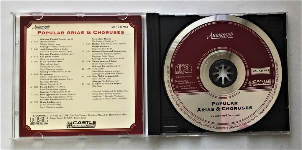 CD, Popular Arias & Choruses. U.K. — покупайте на Auction.ru по ...