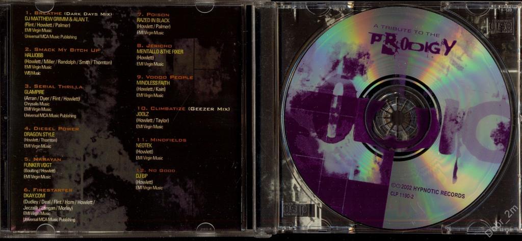 Various ‎– A Tribute To The PRODIGY 2002 Unofficial RARE # — покупайте ...
