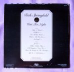 Springfield, Rick - 1976 "Wait For Night", LP Chelsea CHL 515, Made in ...