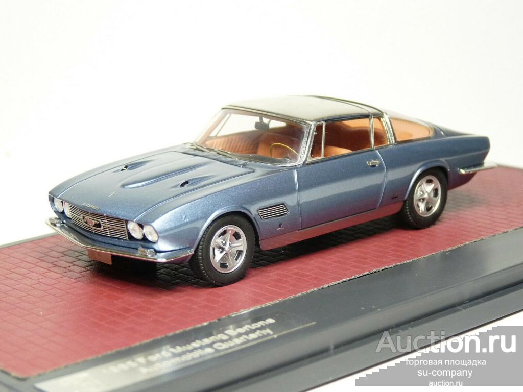 FORD Mustang Bertone Automobile Quarterly 1965 Met.Blue открытые фары 1 ...