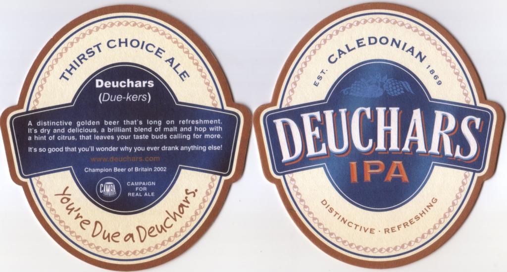 Декель Англия Caledonian Deuchars IPA D49986 W — покупайте на Auction ...