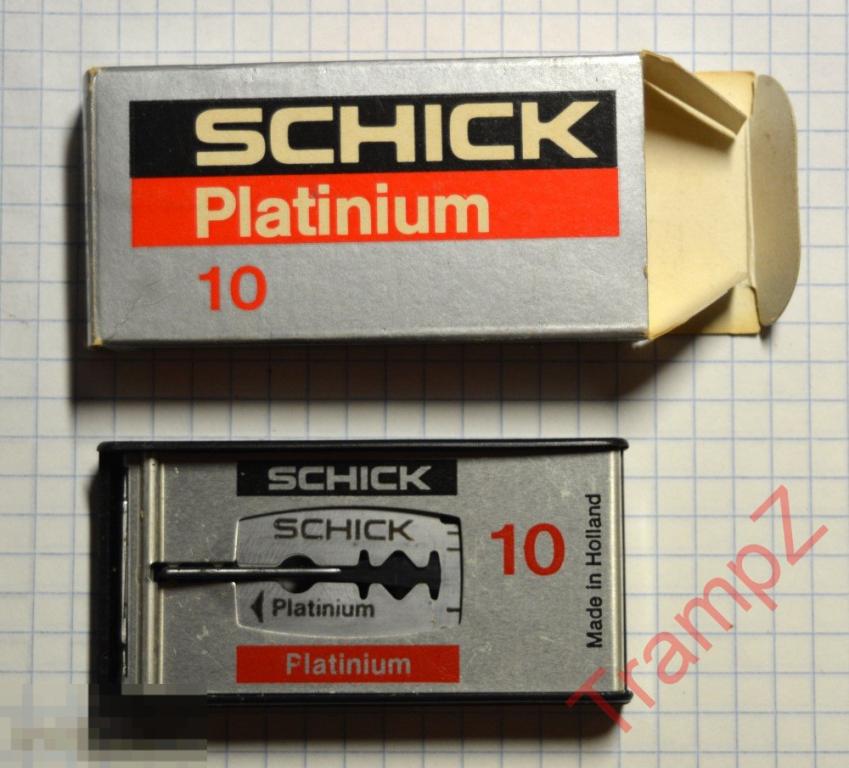 Лезвие для бритвы SCHICK Platinium made in HOLLAND Времен СССР ...