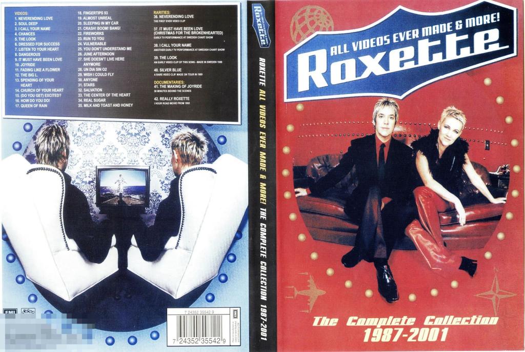 Roxette ‎- All Videos Ever Made & More! (The Complete Collection 1987 ...