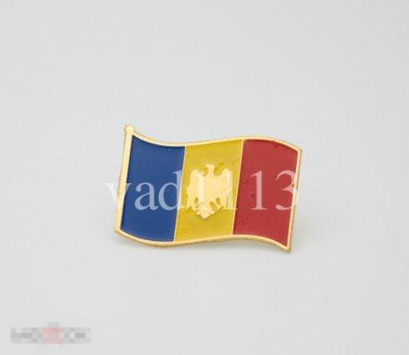 Серия значков флаги стран Мира - значок флаг Молдовы — покупайте на ...