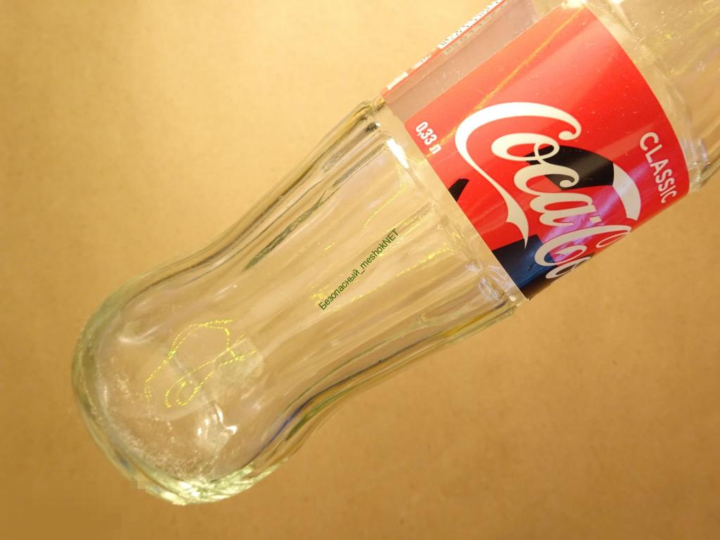 Coca-Cola CLASSIC Кока-Кола Кола Фигурная Бутылка Пустая 0.330 0.33 л l ...