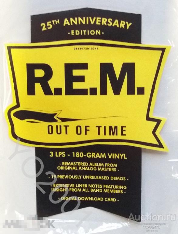 R.E.M. Out Of Time 3LP 25th Anniversary запечатанный В НАЛИЧИИ ...