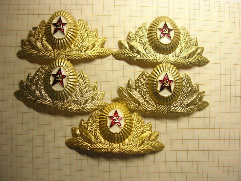 Кокарда офицерская парадная ВС СССР ( 5 шт) новые склад