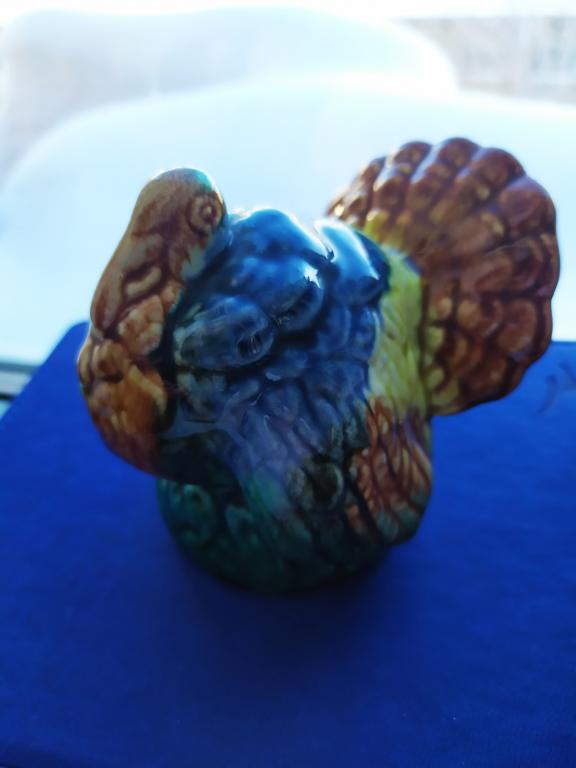 Фарфоровая статуэтка "Индюк". Константиновка. Яркие цвета. в отличном ...