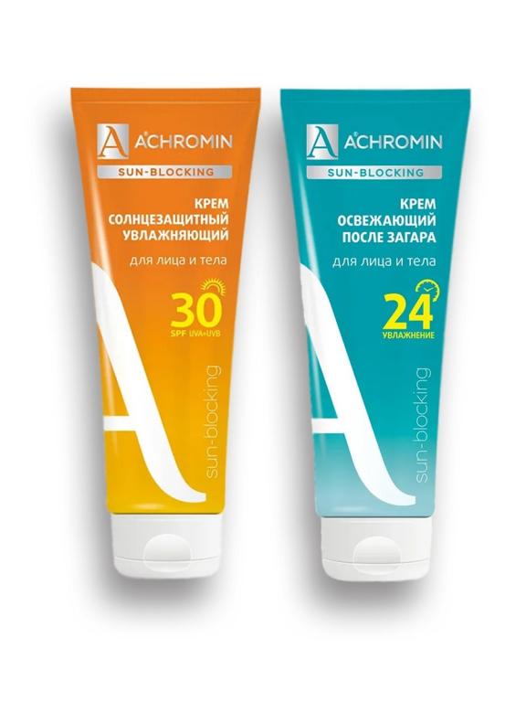 Набор №14 (Крем солнцезащитный для лица и тела SPF 30, Крем освежающий ...