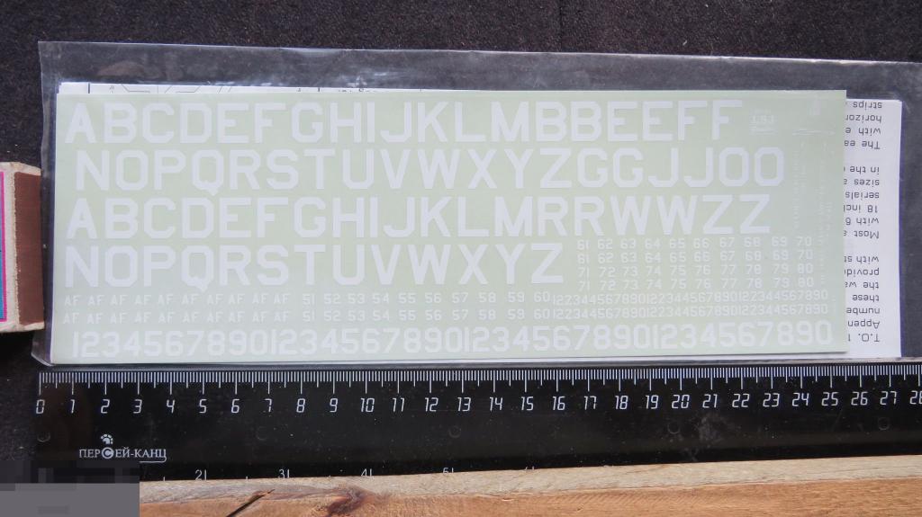 Декаль USAF Serial Numbers And Tail Codes Detail&Scale Decals 1/48 ...