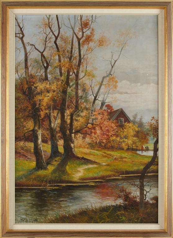 Картина "Autumn Landscape" (Lindh Thure) холст, масло — покупайте на ...