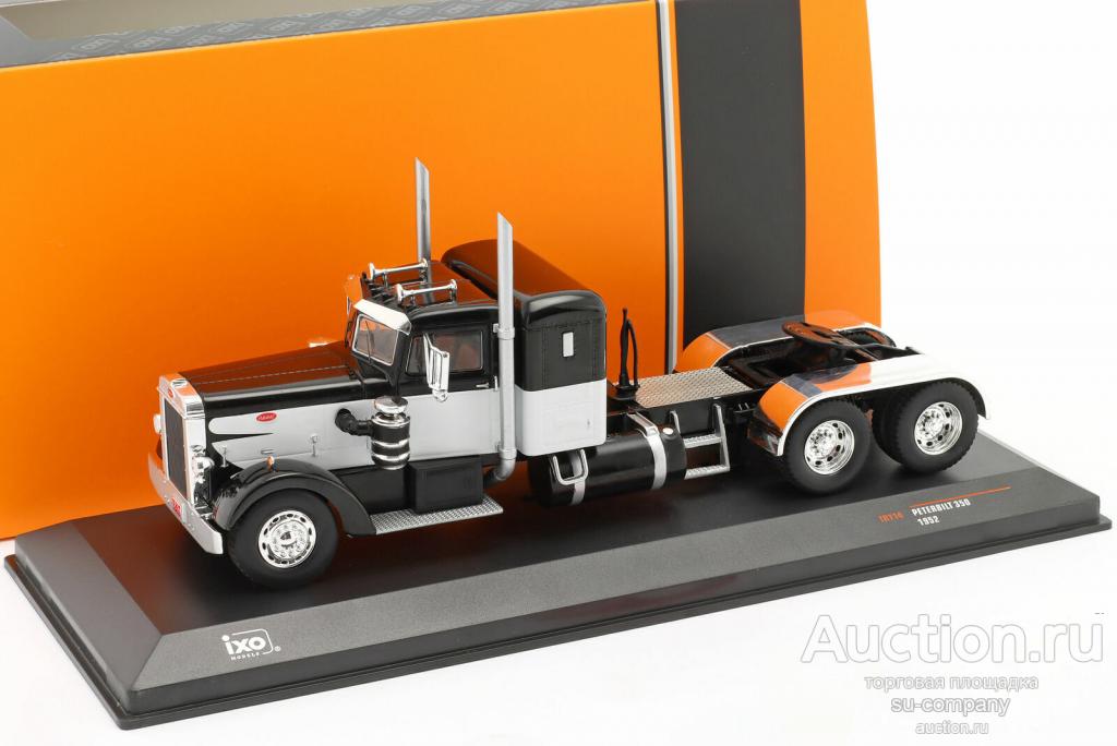 Седельный тягач PETERBILT 350 1952 Black/ White Truck 1:43 металл IXO ...