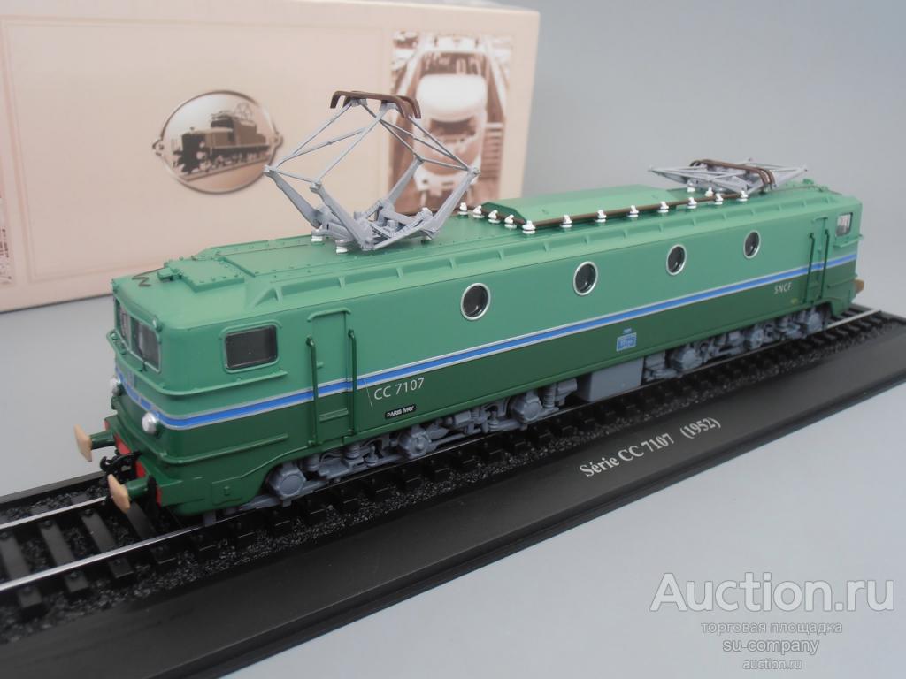 Электровоз Serie CC 7107 1952 Atlas 1:87 HO Легендарные локомотивы ZUG ...