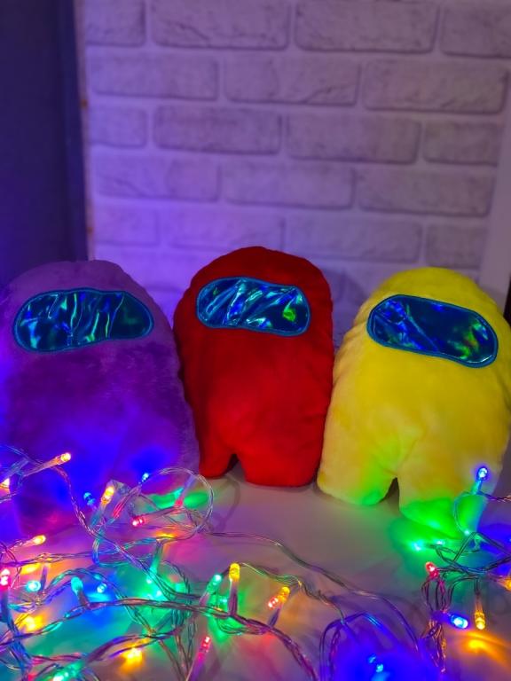 Мягкая игрушка Among Us, Амонг Ас Among Us, Амонг Ас. Цвет фиолетовый ...
