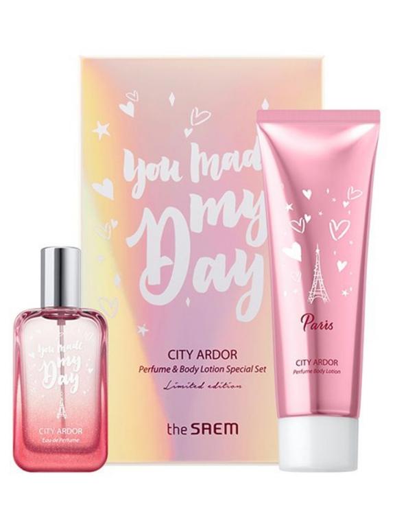Набор The Saem City Ardor Love in Paris France Perfume &, Body Lotion ...