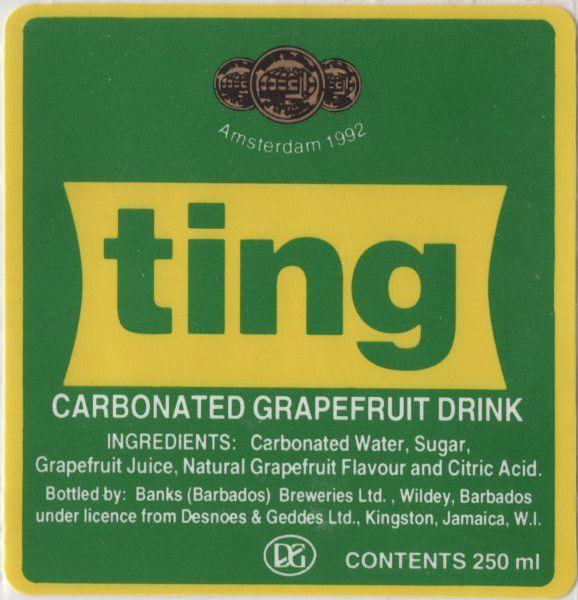 БА/Э Барбадос Banks Br Ting Carbonated Grapefruit Drink Z45135 W ...