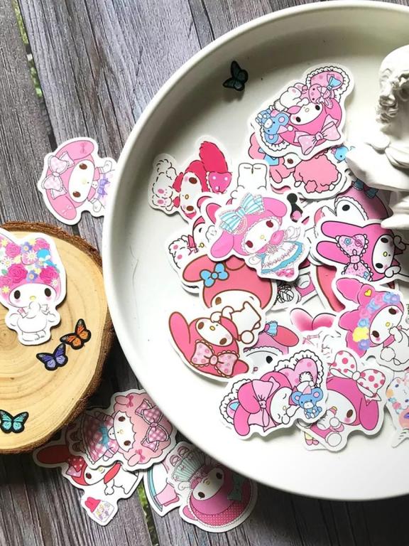 Наклейки стикеры Hello Kitty (Хелло Китти, Хеллоу Китти), My Melody ...