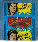 Обертка Испания GENERAL DE CONFITERIA Dunkin Skeleton Warriors (калька ...