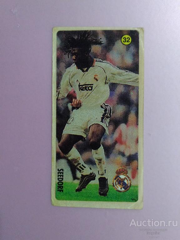 Наклейка от жевательной резинки Real Madrid #032 — покупайте на Auction ...