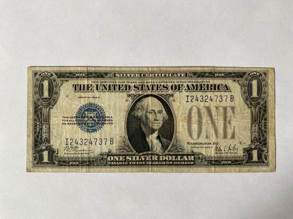 Купюра Банкнота 1 ДОЛЛАР США 1928 А 1 Состояние Пресс UNC — покупайте ...