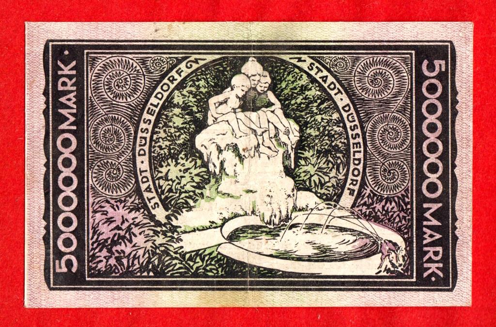 Германия, Дюссельдорф Düsseldorf, городской выпуск, 5000000 (5 млн ...