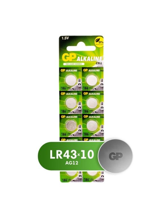 Батарейки для часов GP 186-BC10, 10 шт, уп GP. — покупайте на Auction ...