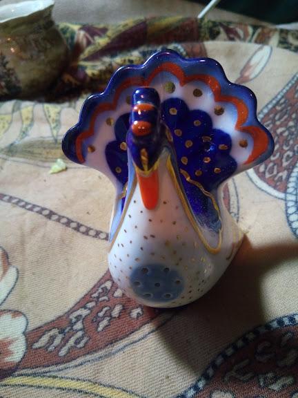 Фарфоровая статуэтка Индюк (солонка, перечница). ЛФЗ — покупайте на ...