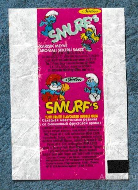 Обертка Smurfs / Solen / Turkey / Турция — покупайте на Auction.ru по ...