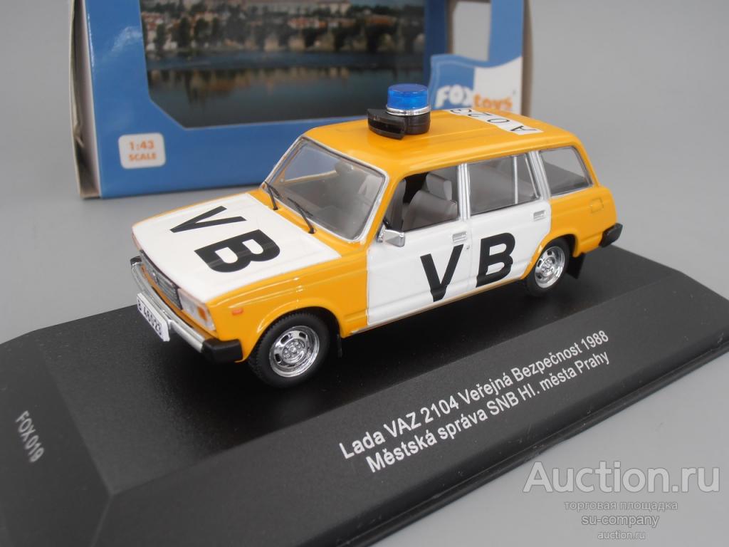 ВАЗ 2104 VB 1988 «Verejna Bespecnost» FOXTOYS 1:43 VAZ Lada police ...