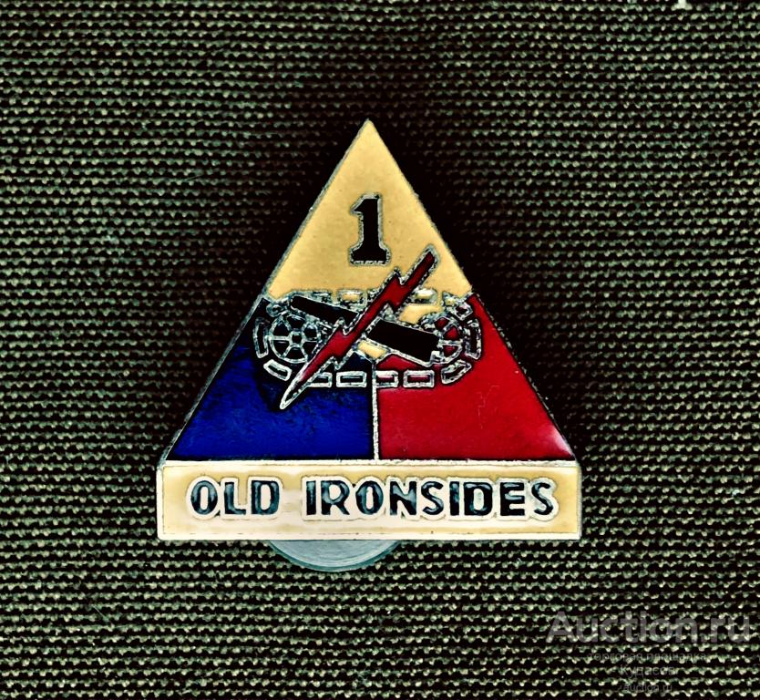 Знак 1-й бронетанковой дивизии Армии США "Старые Железнобокие". 1st ...
