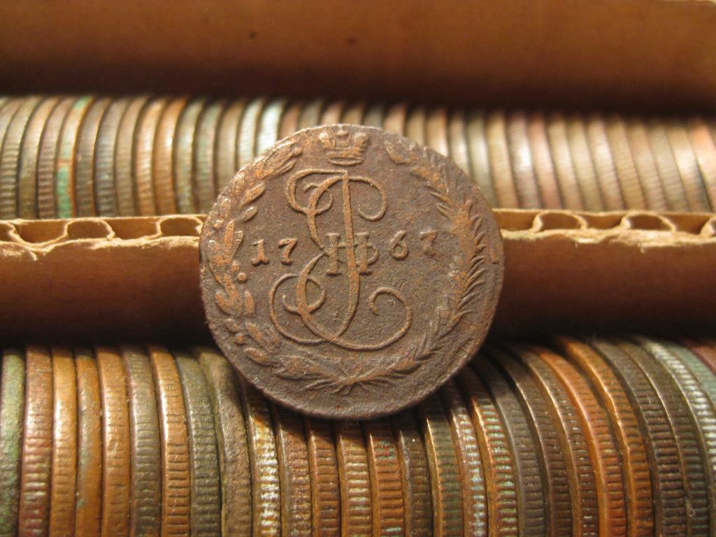 деньга 1767 года Редкая!Рельеф!Отличная!До 1917 г.007 — покупайте на Auction.ru по выгодной цене ...