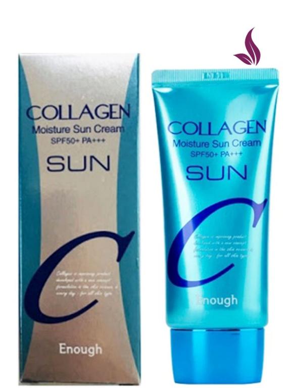 Enough, Крем солнцезащитный с коллагеном Enough Collagen Moisture Sun ...