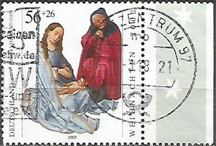 Германия ФРГ Рождество Святое семейство Дева Мария Иосиф Иисус Мадонна ...