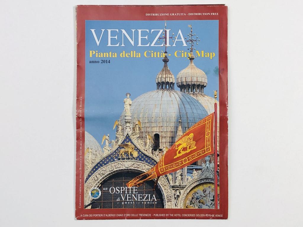 Venezia. Pianta della Citta - City Map (Венеция. План города. Карта ...