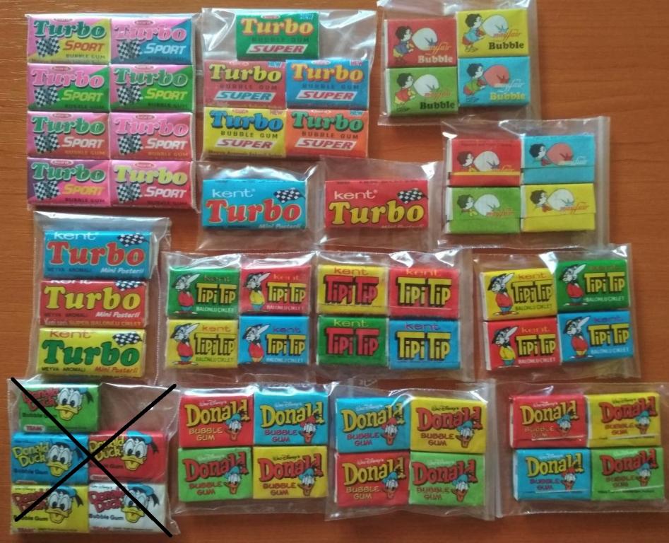 Целый жвачка, bubble gums. Donald, TipiTip, Turbo, mayfair, и много другой — покупайте на ...