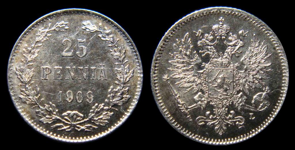 25 пенни 1909 г штемпельный UNC — покупайте на Auction.ru по выгодной цене. Лот из - Другие ...