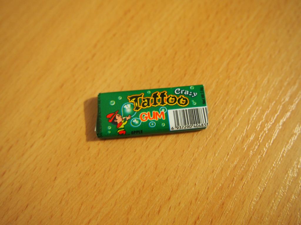 Tattoo Bubble Gum оригинальная жевательная резинка с 1 рубля! — покупайте на Auction.ru по ...