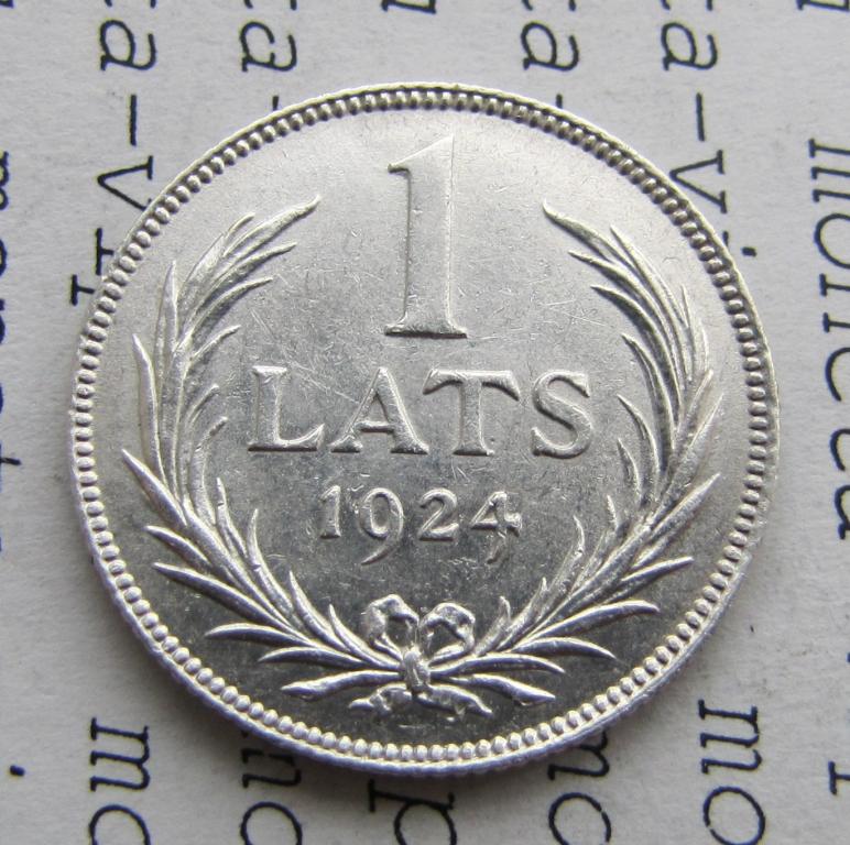 1 лат 1924 Латвия серебро — покупайте на Auction.ru по выгодной цене ...