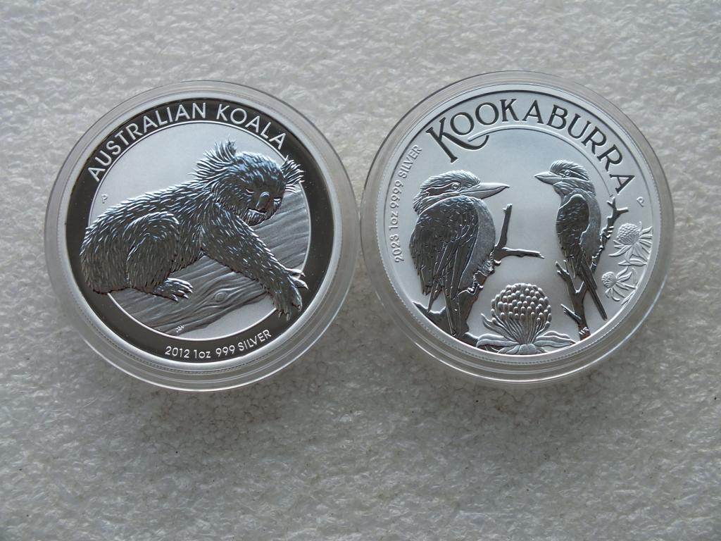 1 Доллар Кукабарра Коала 2012 2023 г 2 шт Серебро 999 пр 31,1 гр Оригинал — покупайте на Auction ...