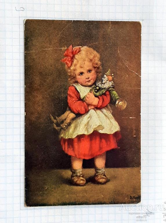 D.Hock. Любимая игрушка. Девочка с куклой. См.сост. — покупайте на ...