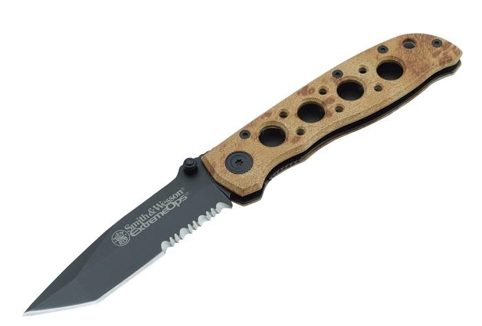Нож Smith & Wesson One Hand Knife Extreme OPS Tanto — покупайте на ...