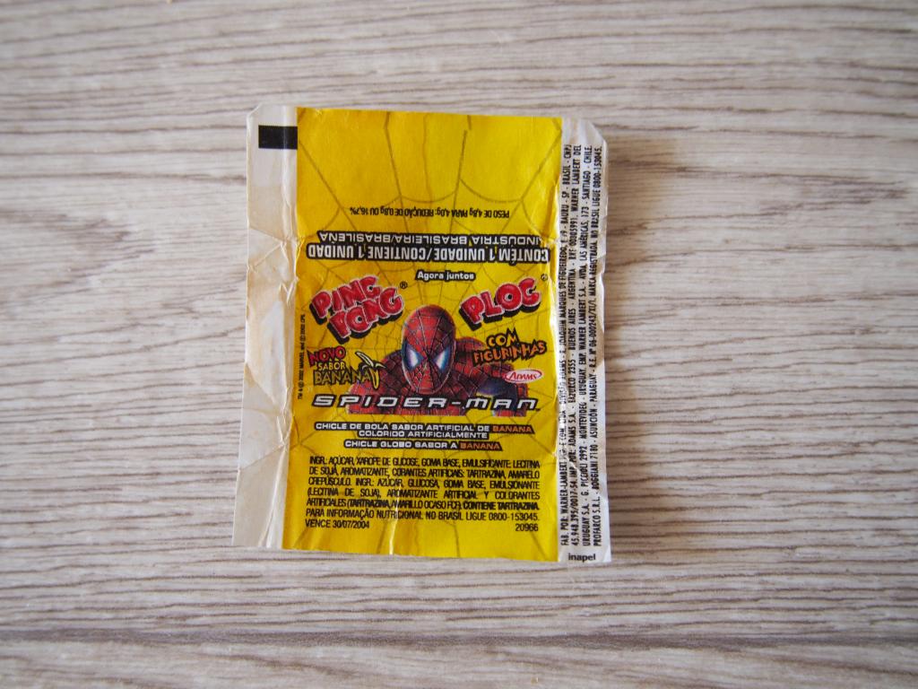 Spider Man Ping Pong обертка с 1 рубля! — покупайте на Auction.ru по ...